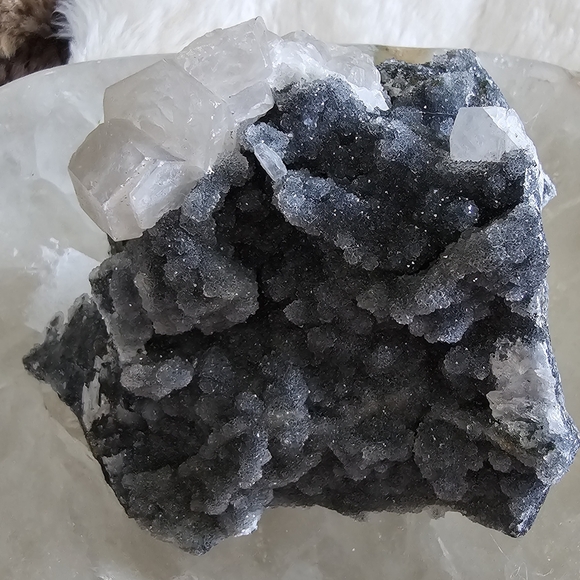 Accents | Sphalerite Specimen With Calcite | Poshmark